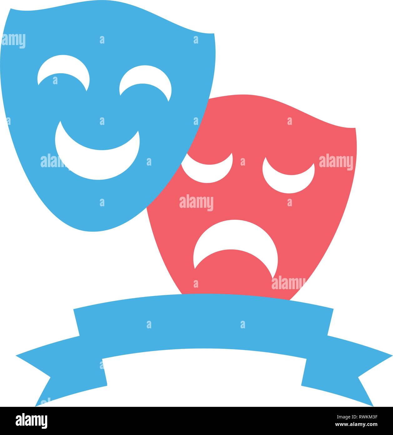 drama comedy mask theater Stock Vector Image & Art - Alamy
