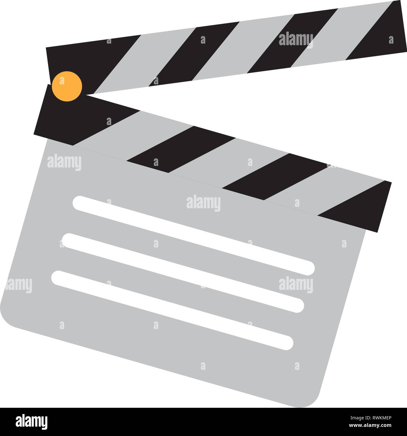 film clapperboard icon Stock Vector Image & Art - Alamy