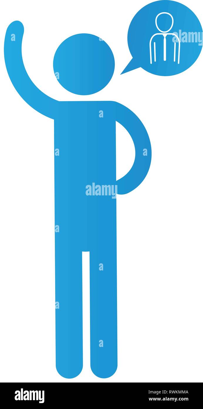 man pictogram cartoon Stock Vector Image & Art - Alamy