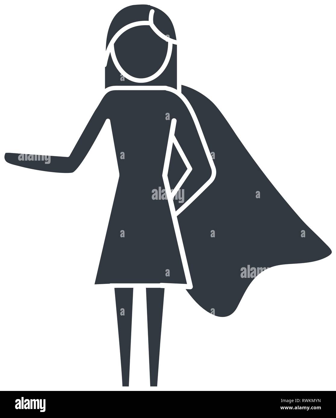 woman pictogram cartoon Stock Vector Image & Art - Alamy