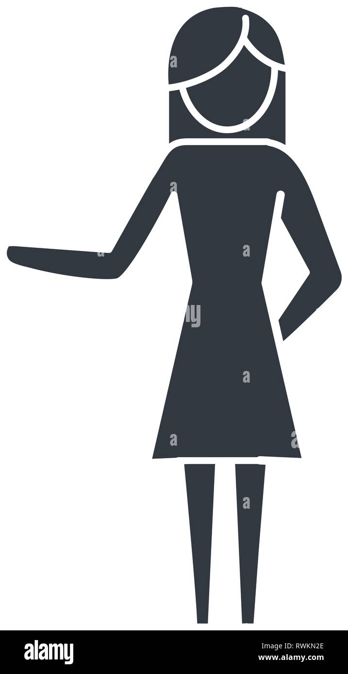 woman pictogram cartoon Stock Vector Image & Art - Alamy
