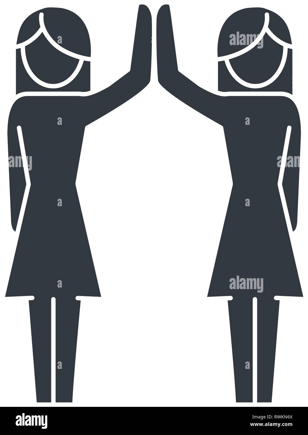 women pictogram cartoon Stock Vector Image & Art - Alamy