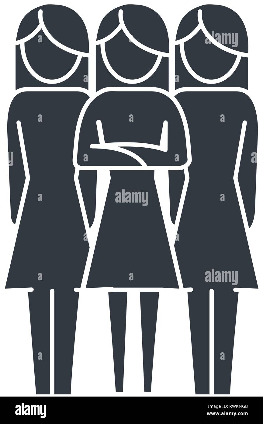 women pictogram cartoon Stock Vector Image & Art - Alamy