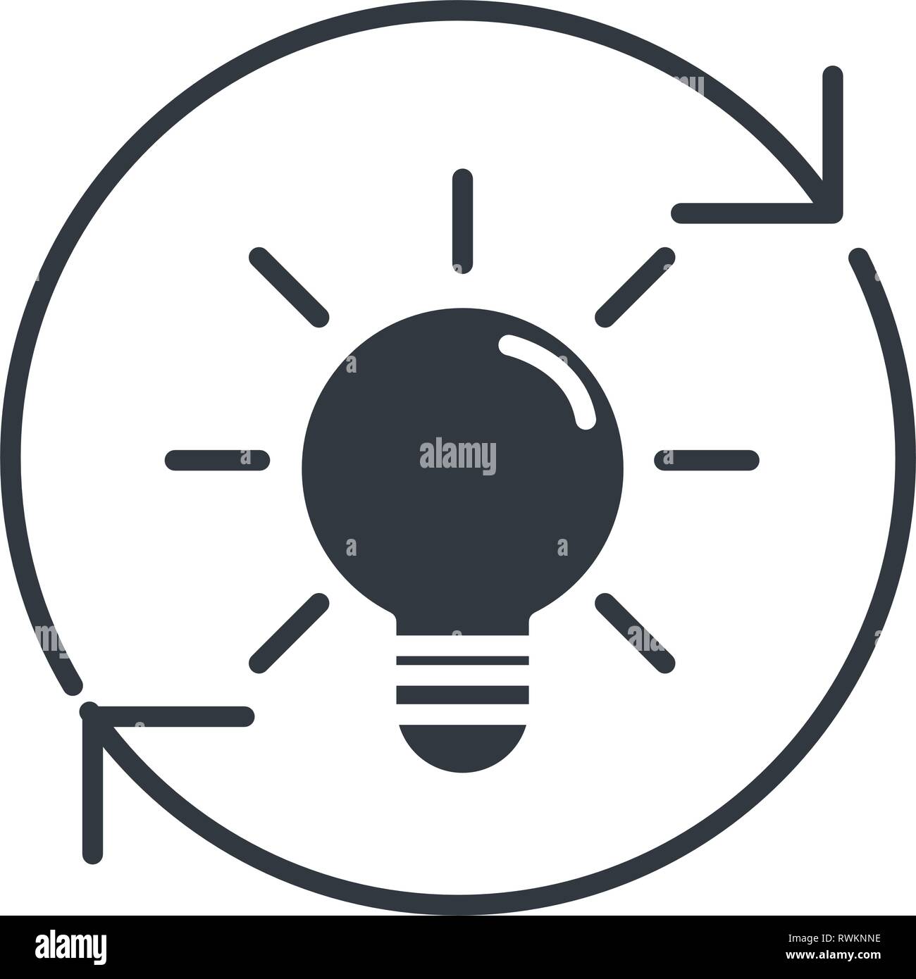 light bulb idea cartoon Stock Vector Image & Art - Alamy
