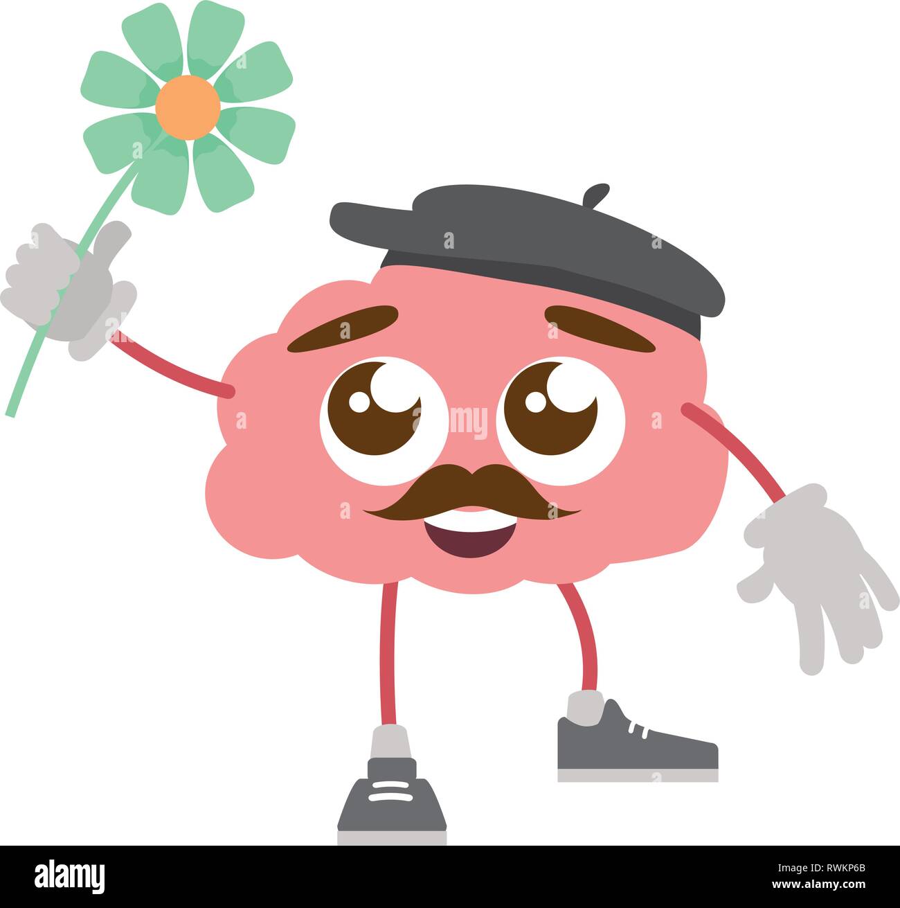 cartoon brain creativity Stock Vector Image & Art - Alamy