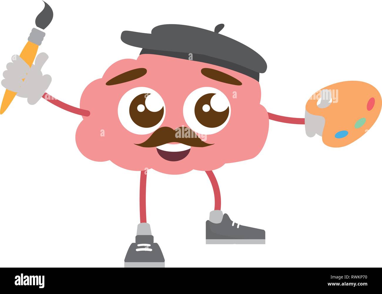 cartoon brain creativity Stock Vector Image & Art - Alamy