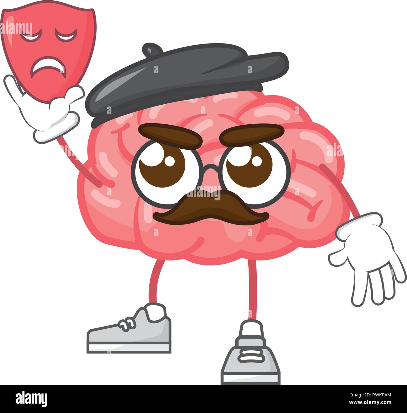cartoon brain creativity Stock Vector Image & Art - Alamy