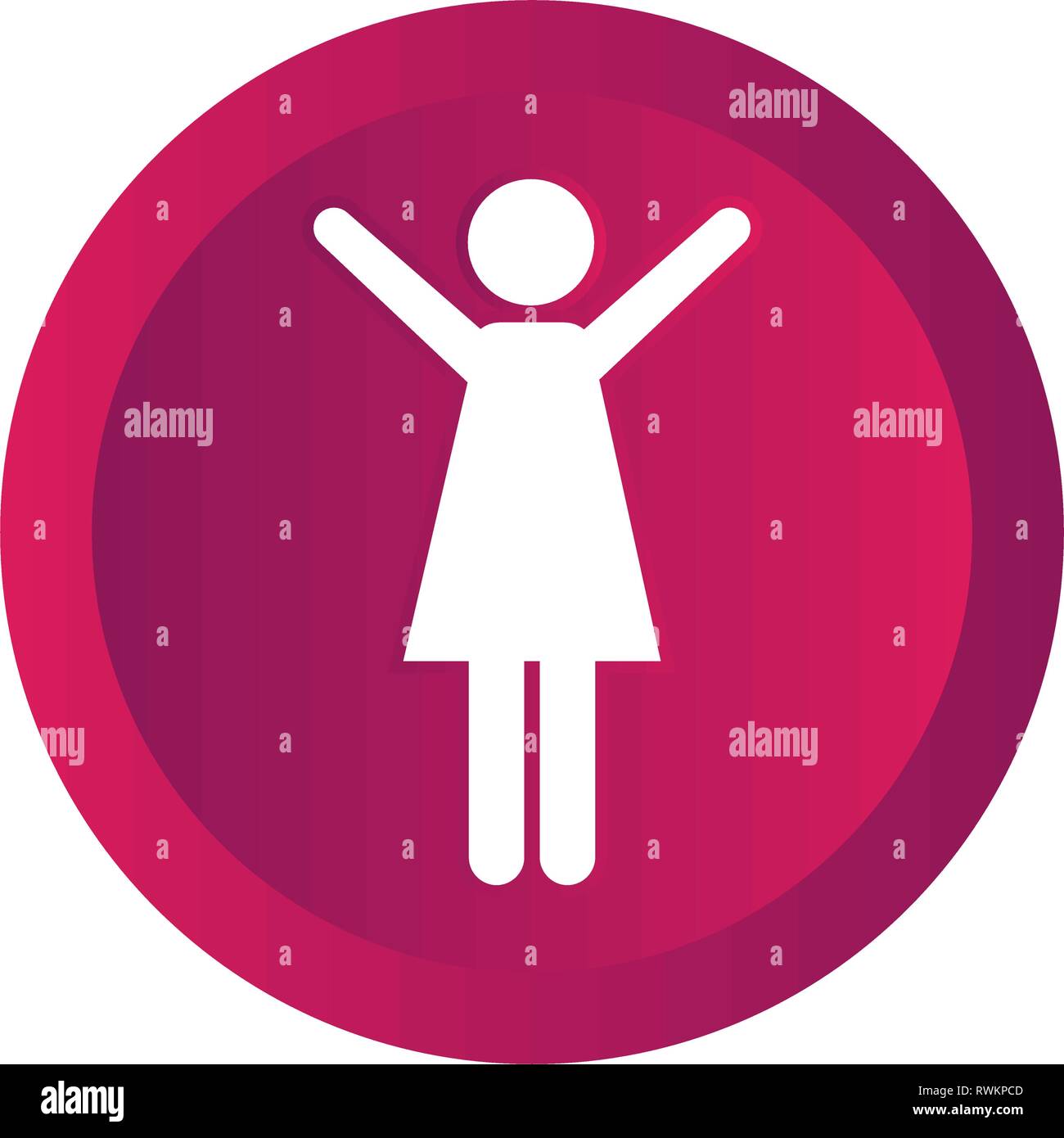 woman pictogram cartoon Stock Vector Image & Art - Alamy