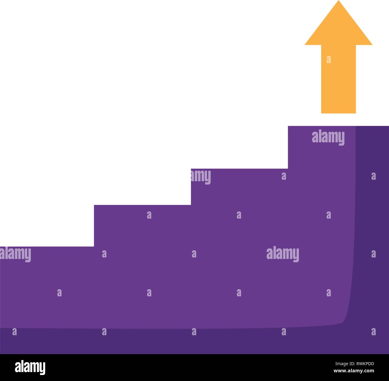business stairs step arrow up Stock Vector Image & Art - Alamy