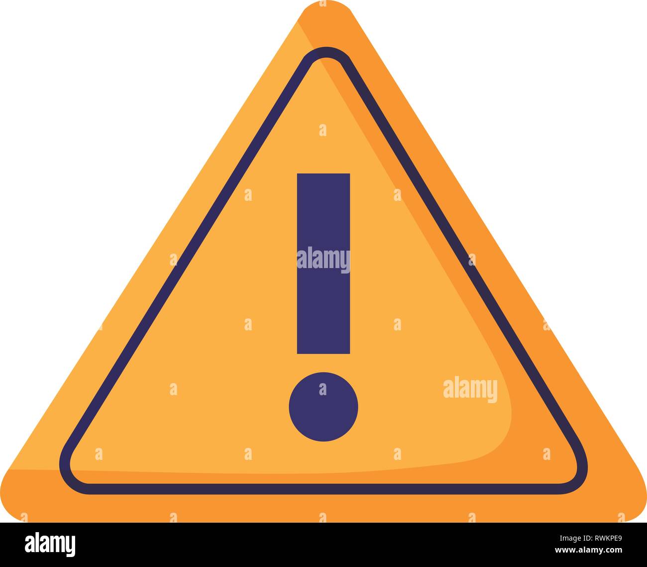 warning caution signal Stock Vector Image & Art - Alamy