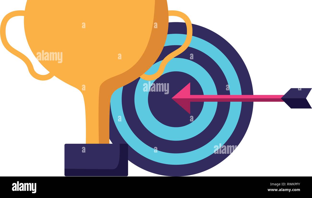 business trophy target Stock Vector Image & Art - Alamy
