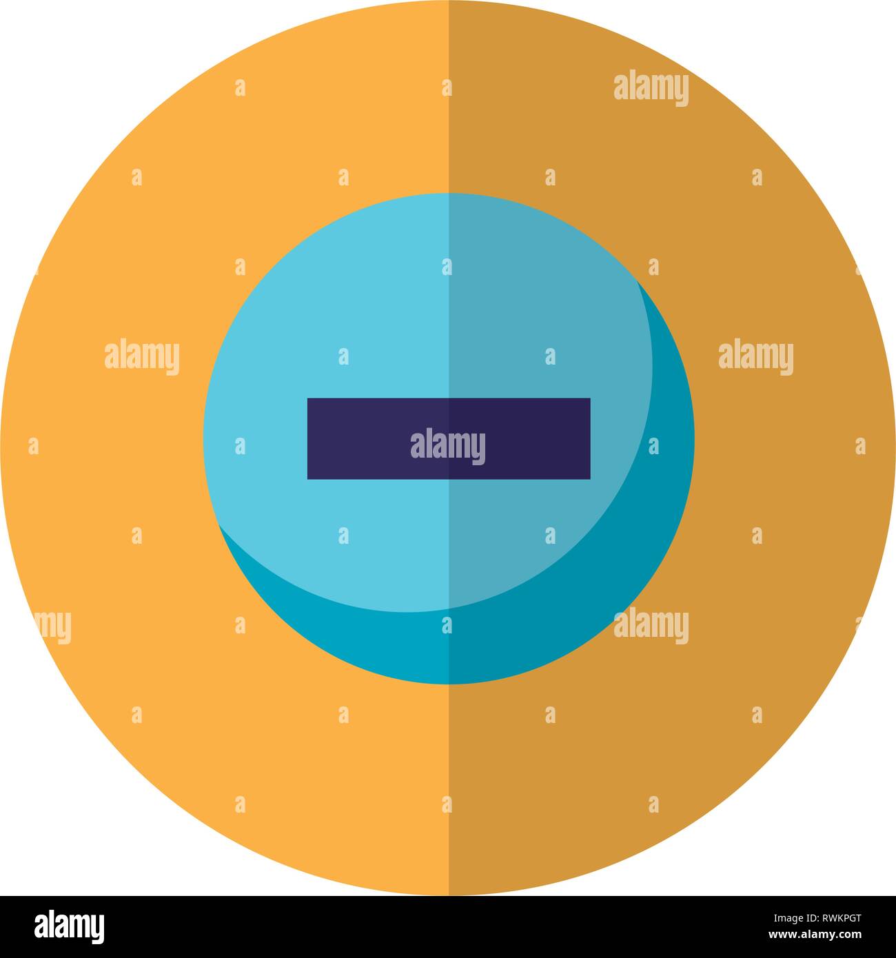 minus negative button icon Stock Vector Image & Art - Alamy