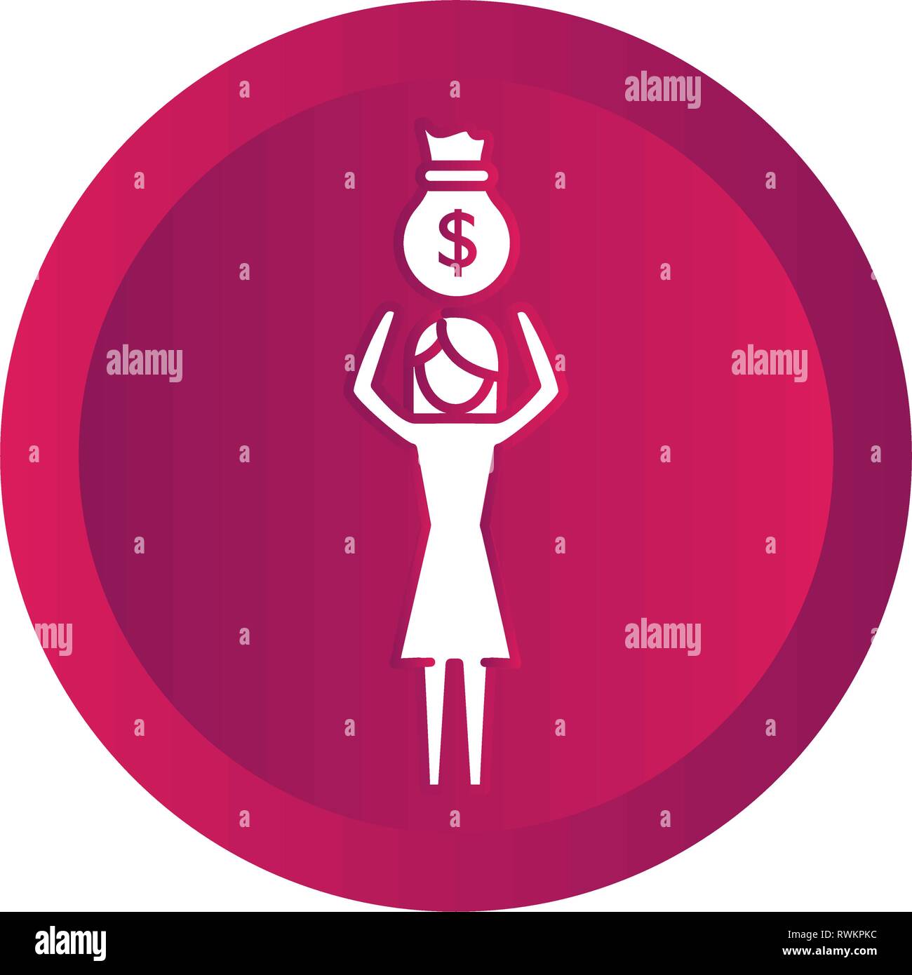 woman pictogram cartoon Stock Vector Image & Art - Alamy
