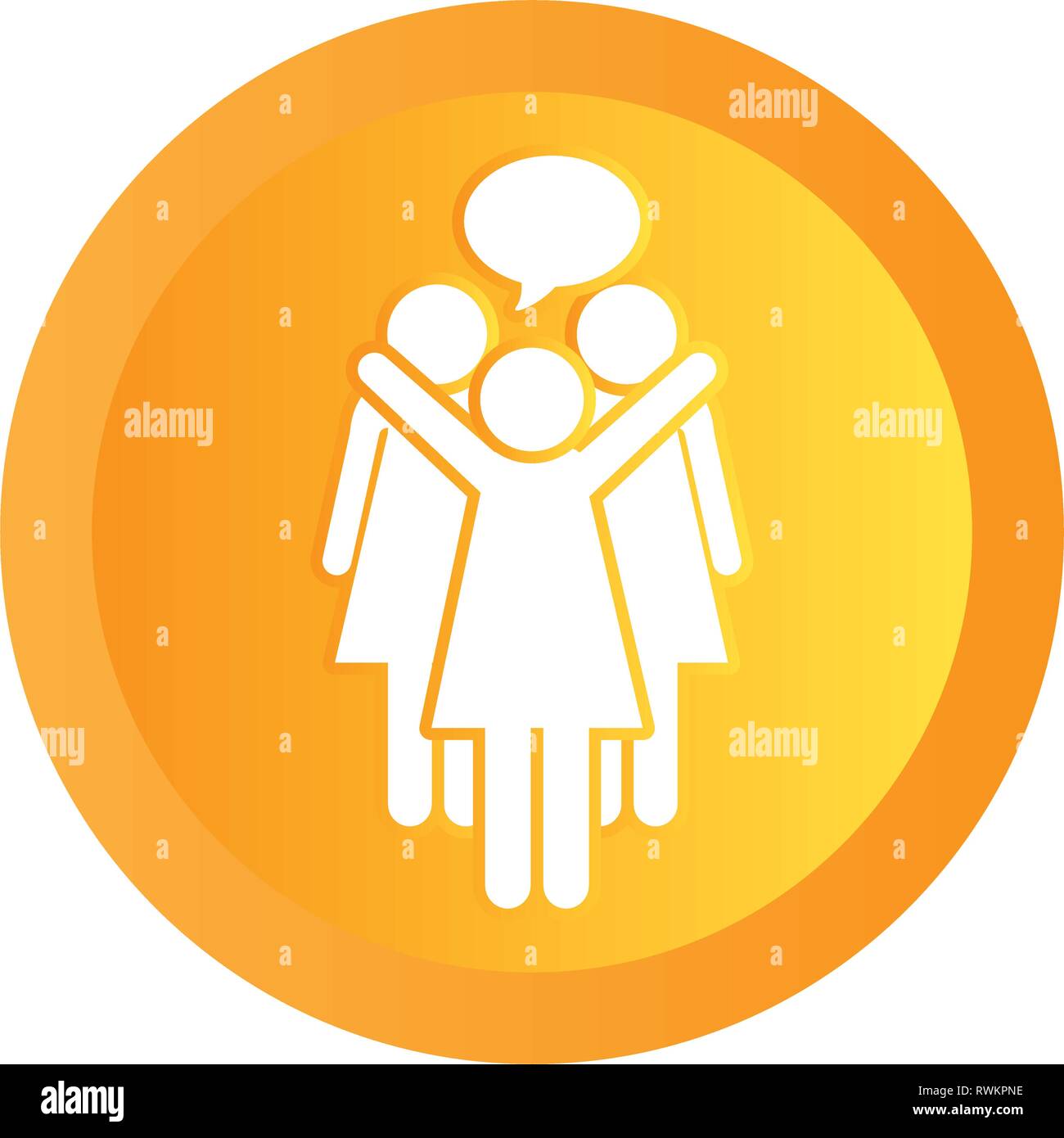 women pictogram cartoon Stock Vector Image & Art - Alamy
