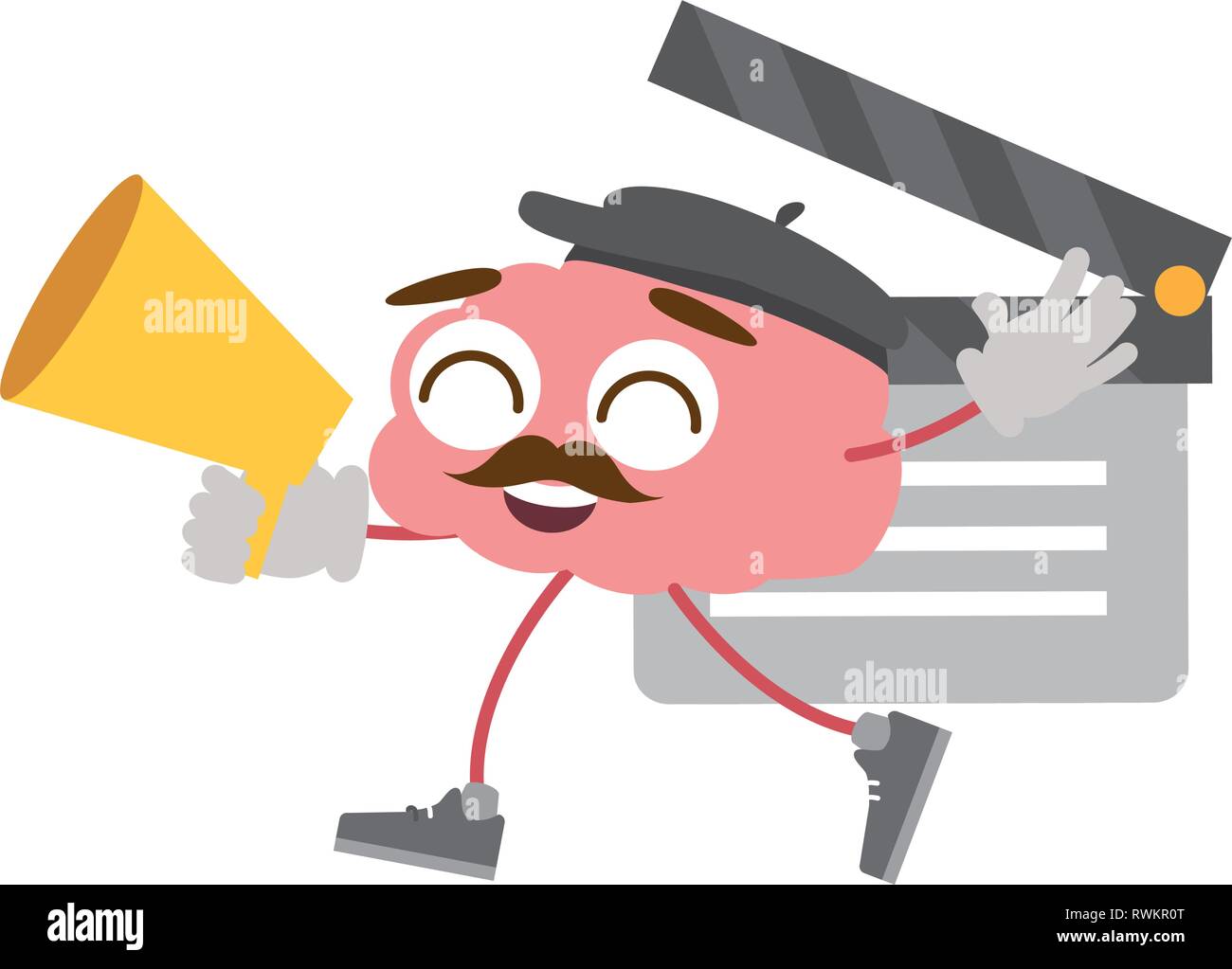 Cartoon Brain Cut Out Stock Images & Pictures - Alamy