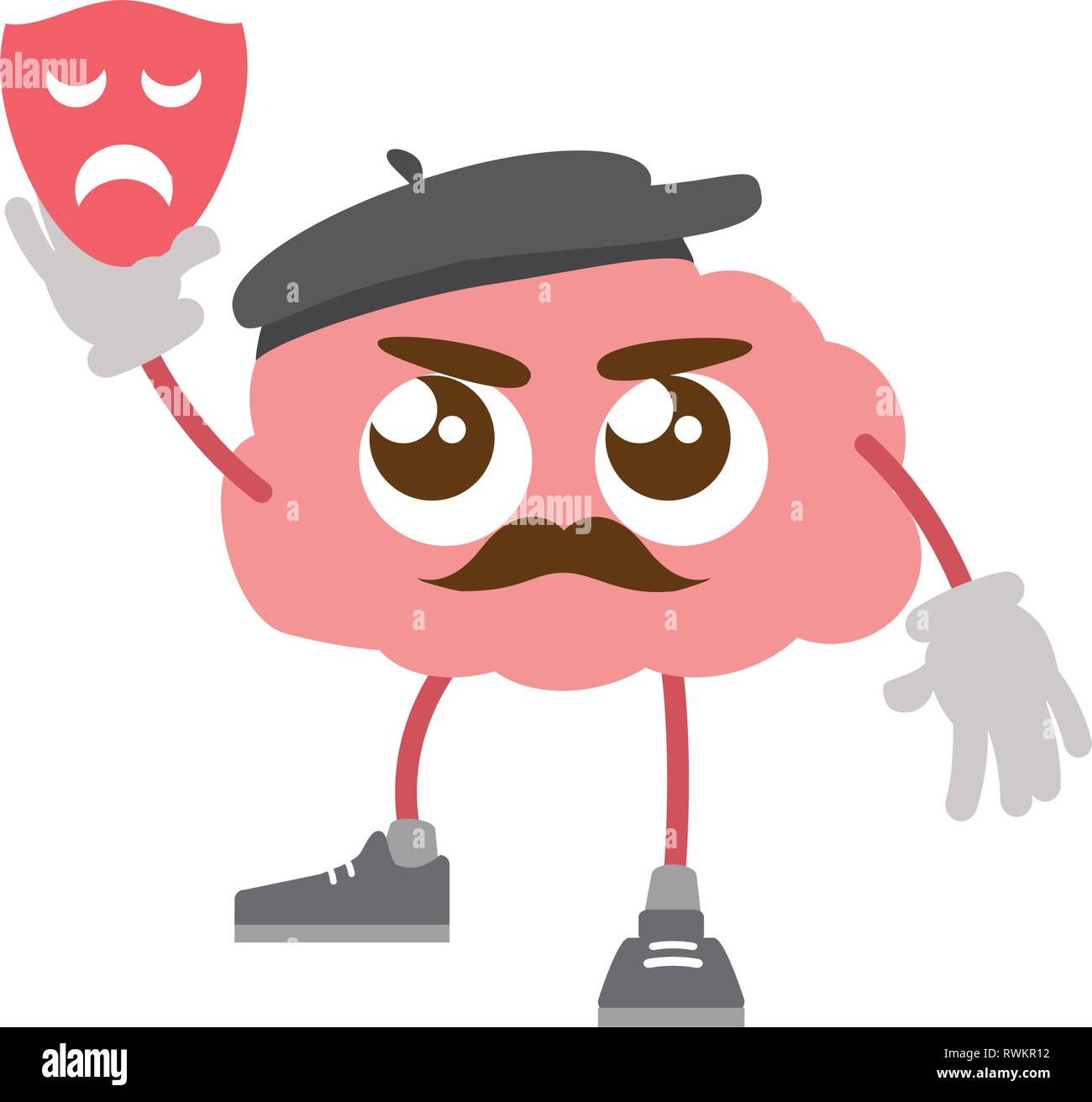 cartoon brain creativity Stock Vector Image & Art - Alamy