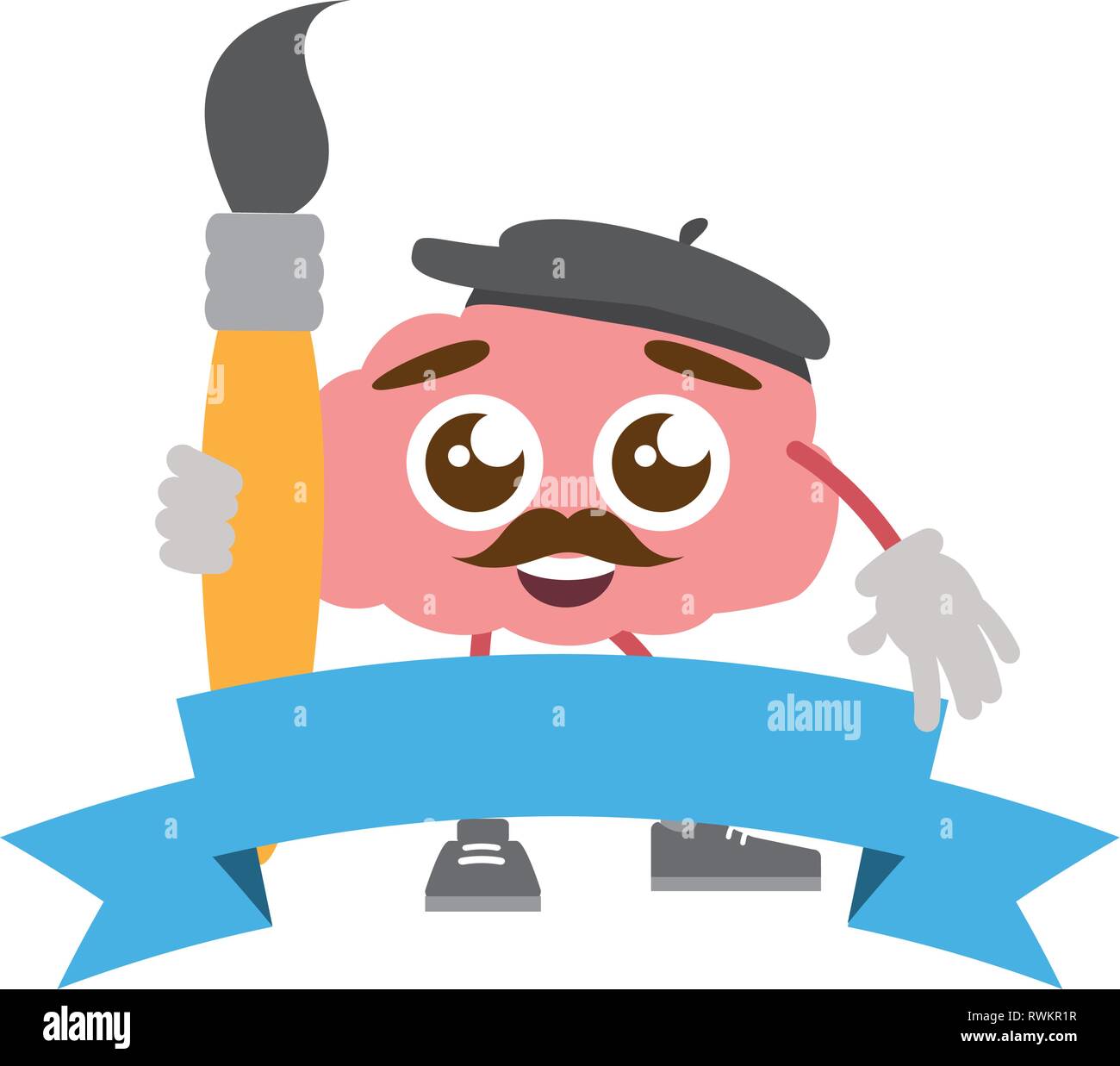 cartoon brain creativity Stock Vector Image & Art - Alamy