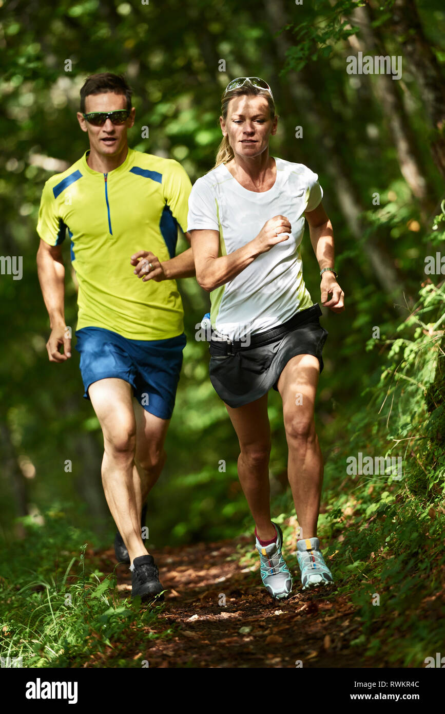 Joggers in motion on hi-res stock photography and images - Alamy