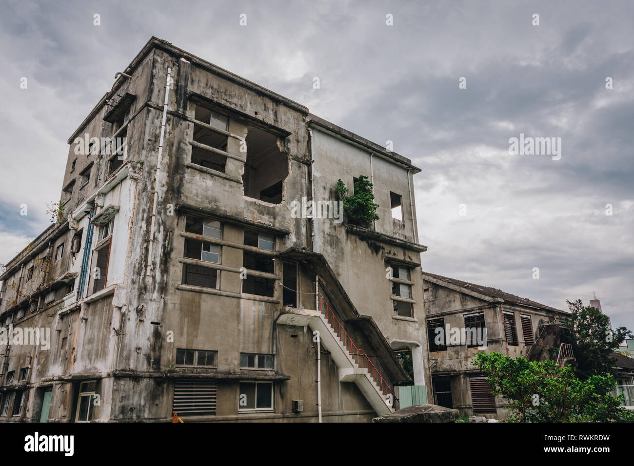 Abandoned Factory Exterior