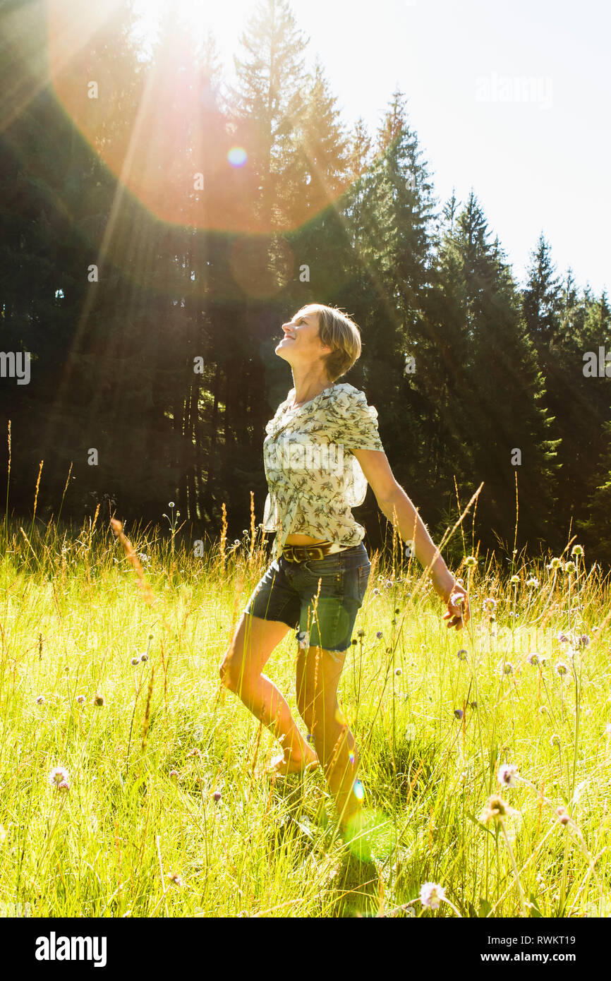 Wild woman dancing hi-res stock photography and images - Alamy