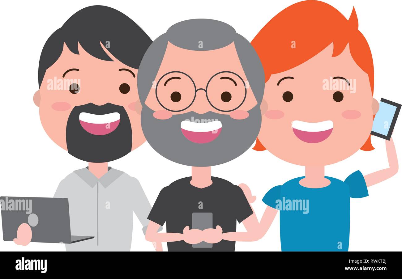 people tech device Stock Vector Image & Art - Alamy