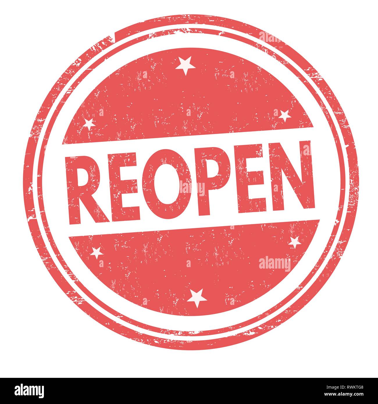 Reopening stamp hi-res stock photography and images - Alamy