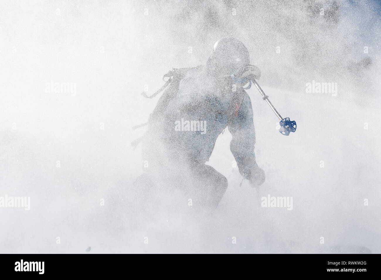Man covered in white powder hi-res stock photography and images - Alamy