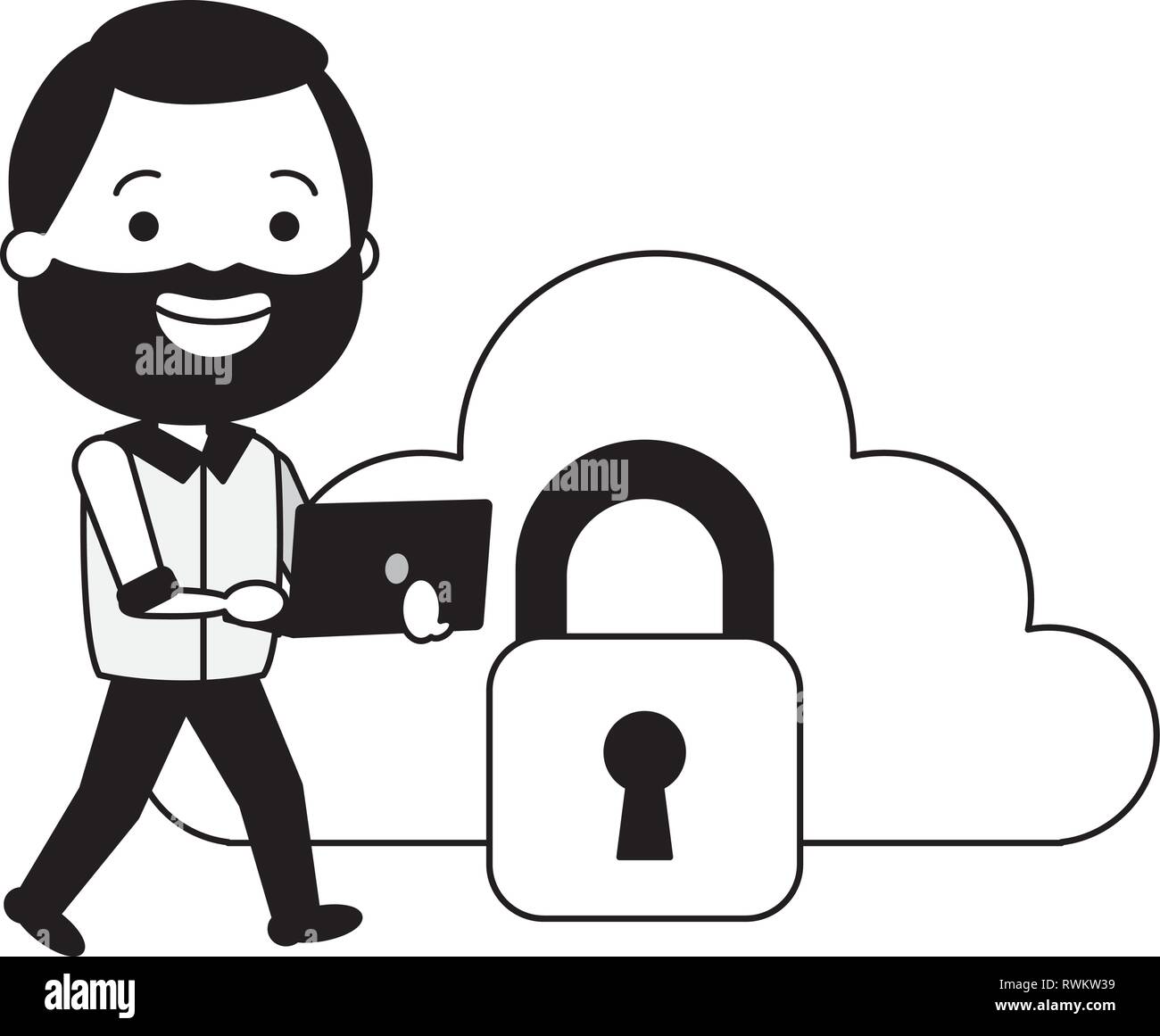 people tech device Stock Vector Image & Art - Alamy