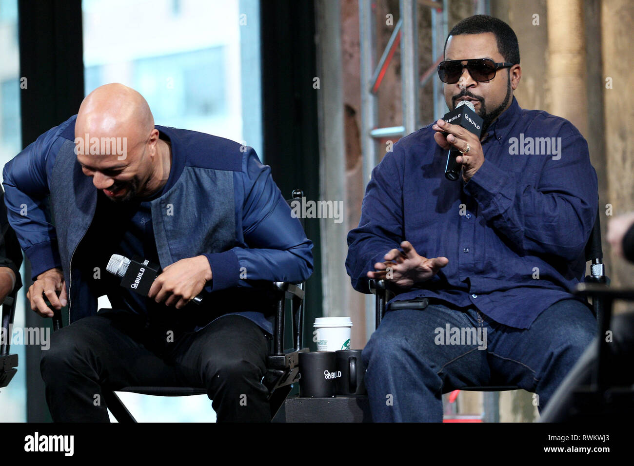 New York, USA. 11 Apr, 2016. Common, Ice Cube at The Monday, Apr 11 ...