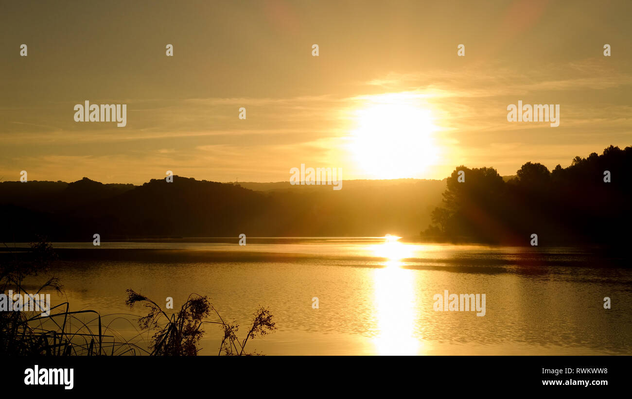 Landscape in lagoons ruidera hi-res stock photography and images - Alamy