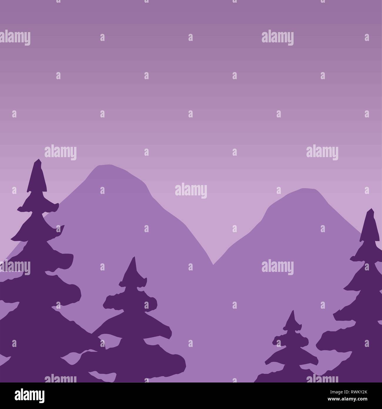 Purple cedar Stock Vector Images - Alamy