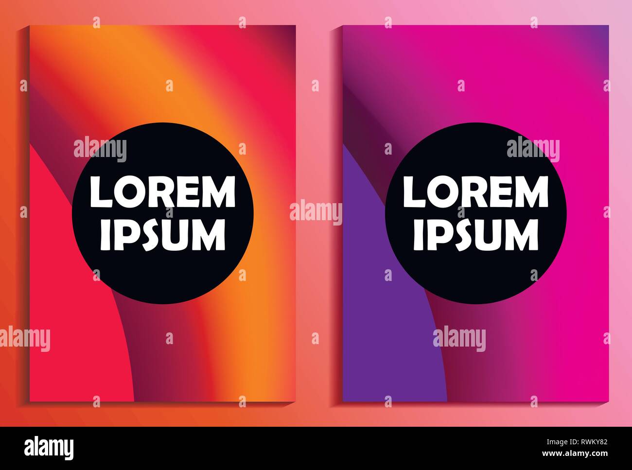 Poster with liquid wave and colorful gradients. Synthwave, futurism ...