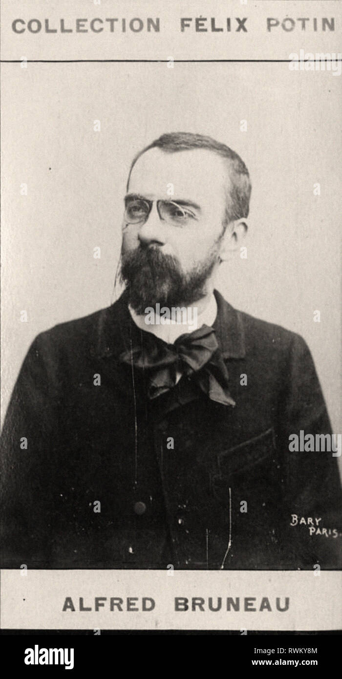 Photographic portrait of Bruneau, Alfred - From First COLLECTION FÉLIX ...