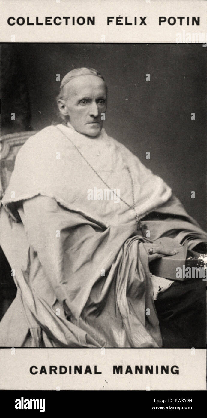 Photographic portrait of Cardinal Manning - From First COLLECTION FÉLIX ...