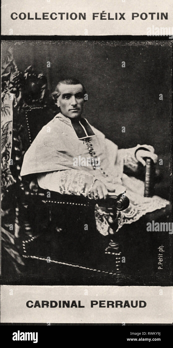 Photographic portrait of Cardinal Perraud, Adolphe - From First ...
