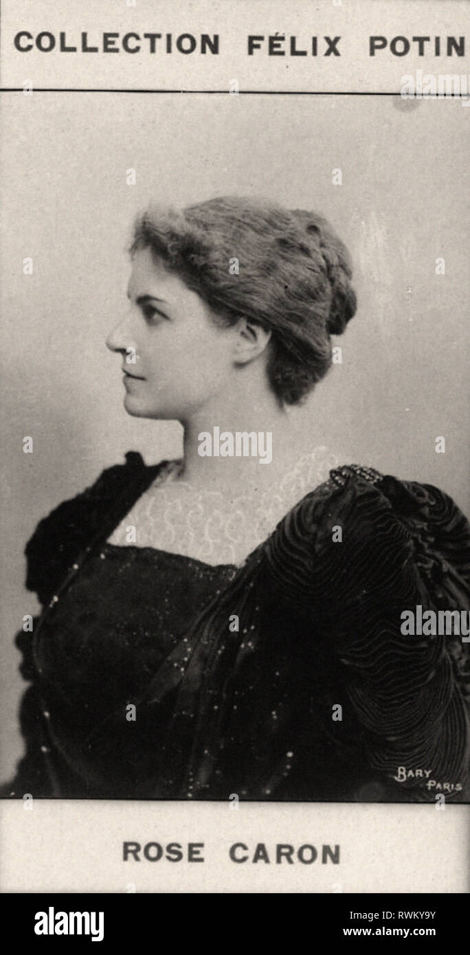 Photographic portrait of Caron, Rose - From First COLLECTION FÉLIX ...