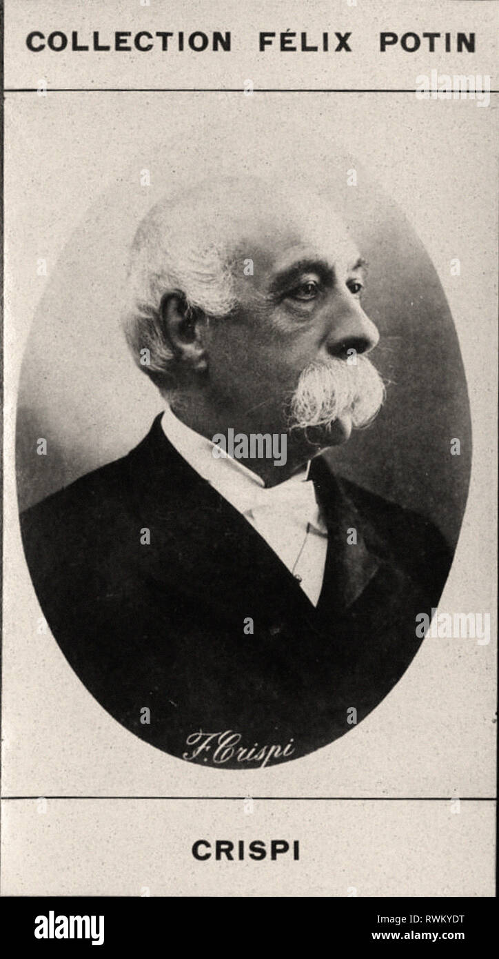 Photographic portrait of Crispi - From First COLLECTION FÉLIX POTIN ...