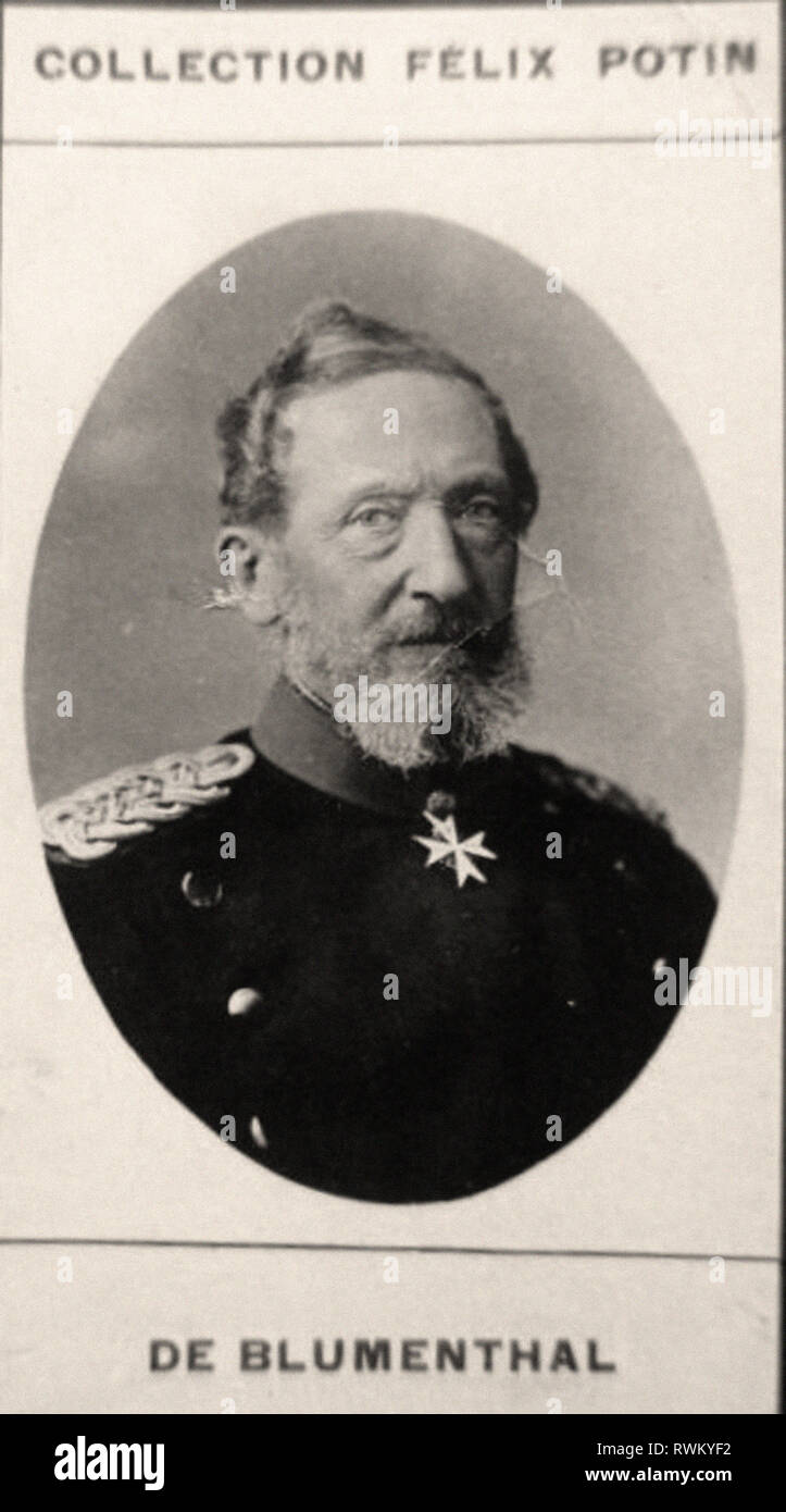 Photographic portrait of De Blumenthal - From First COLLECTION FÉLIX ...