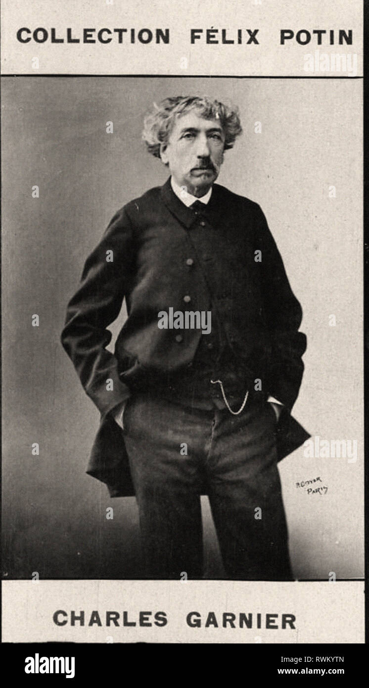 Photographic portrait of Garnier, Charles - From First COLLECTION FÉLIX ...