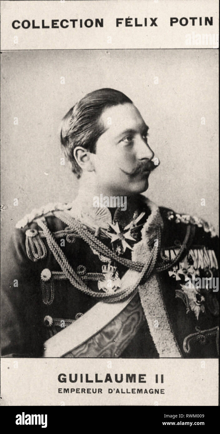 Photographic portrait of Guillaume II, empéreur d'Allemagne - From ...
