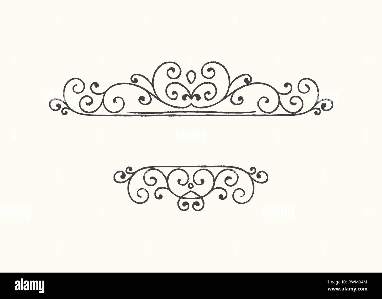 Grunge Swirl Border