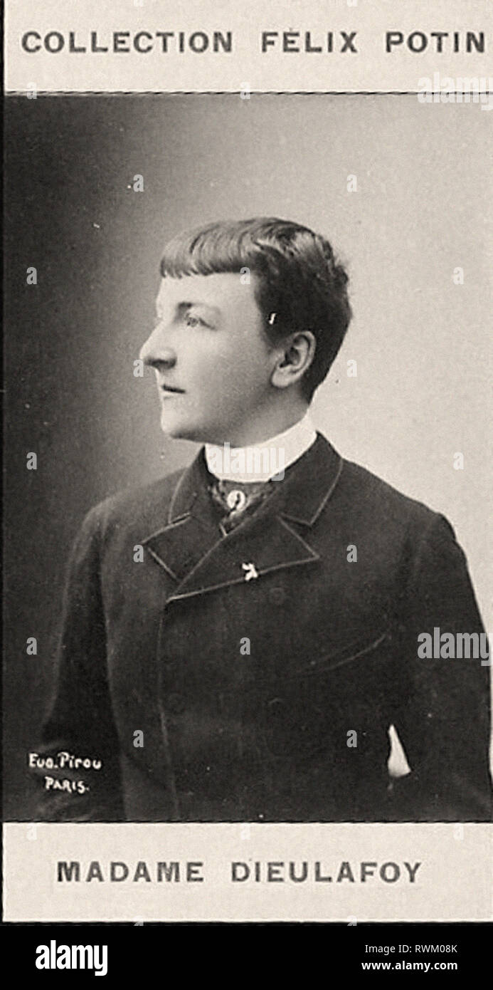 Photographic portrait of Madame Dieulafoy - From First COLLECTION FÉLIX ...