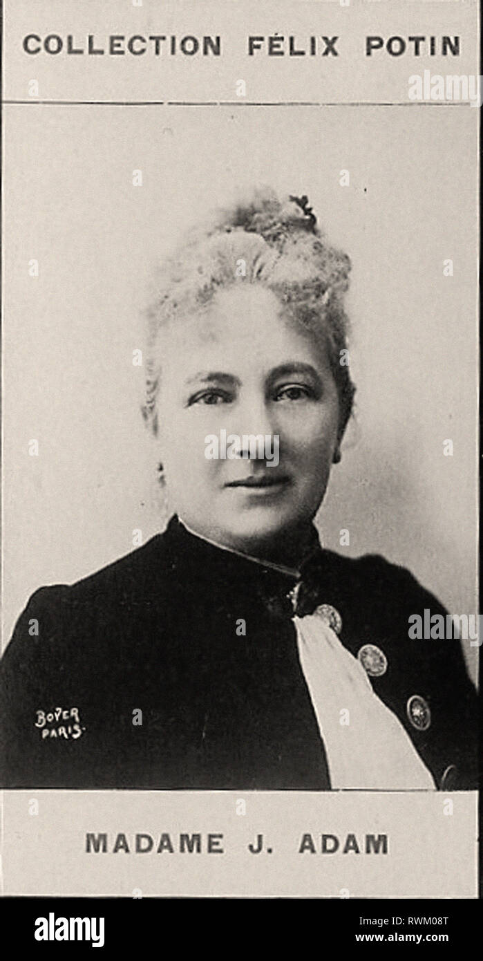 Photographic portrait of Madame Juliette Adam - From First COLLECTION ...