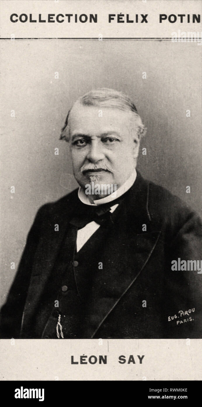 Photographic portrait of Say, Léon - From First COLLECTION FÉLIX POTIN ...