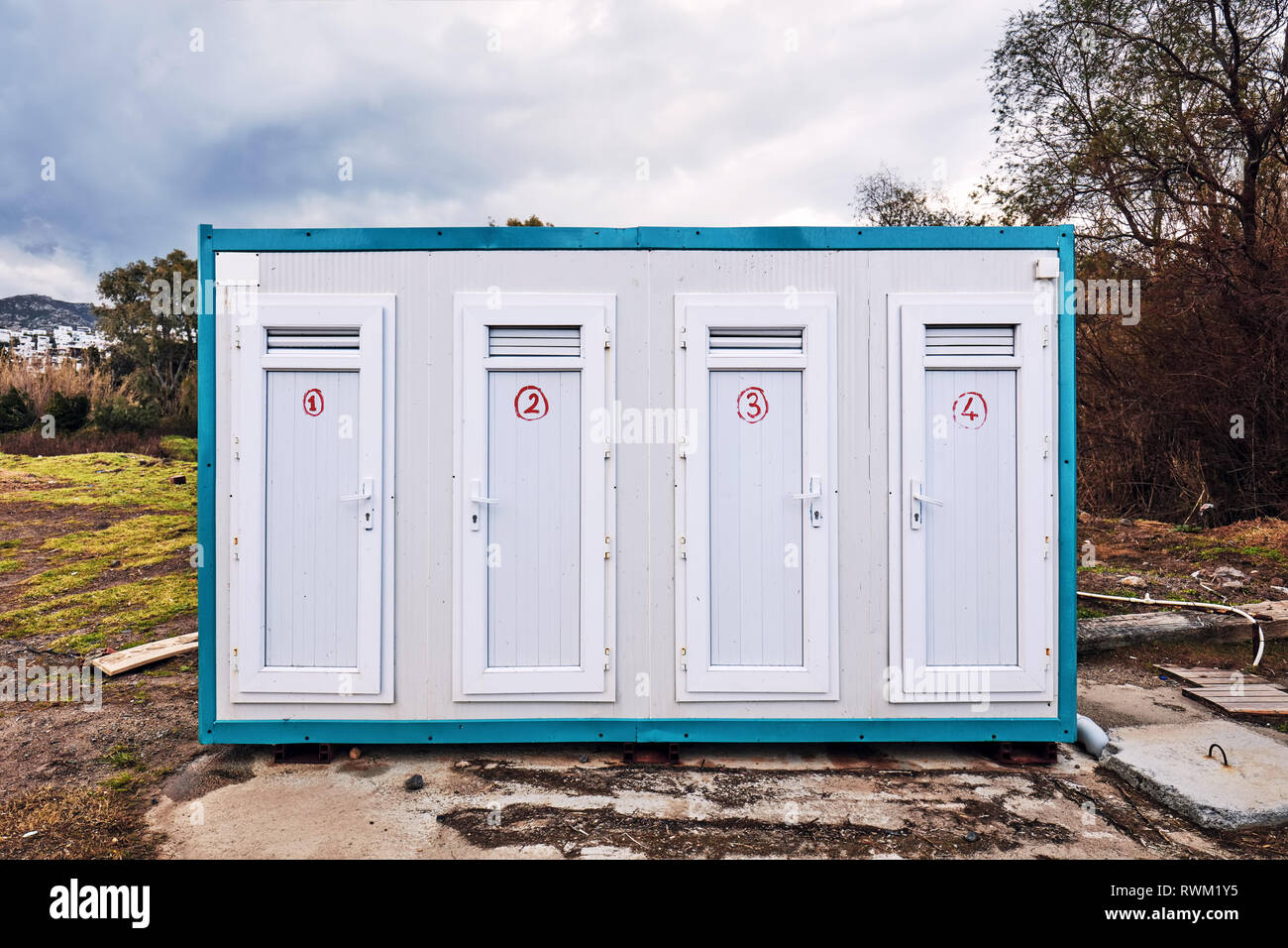 Four Public Toilets Stock Photos & Four Public Toilets Stock Images - Alamy
