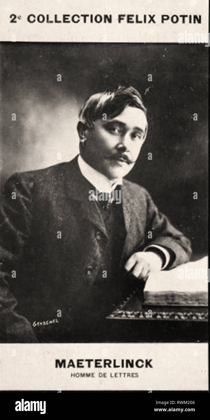 Photographic portrait of Maeterlinck, Maurice - From 2e COLLECTION ...