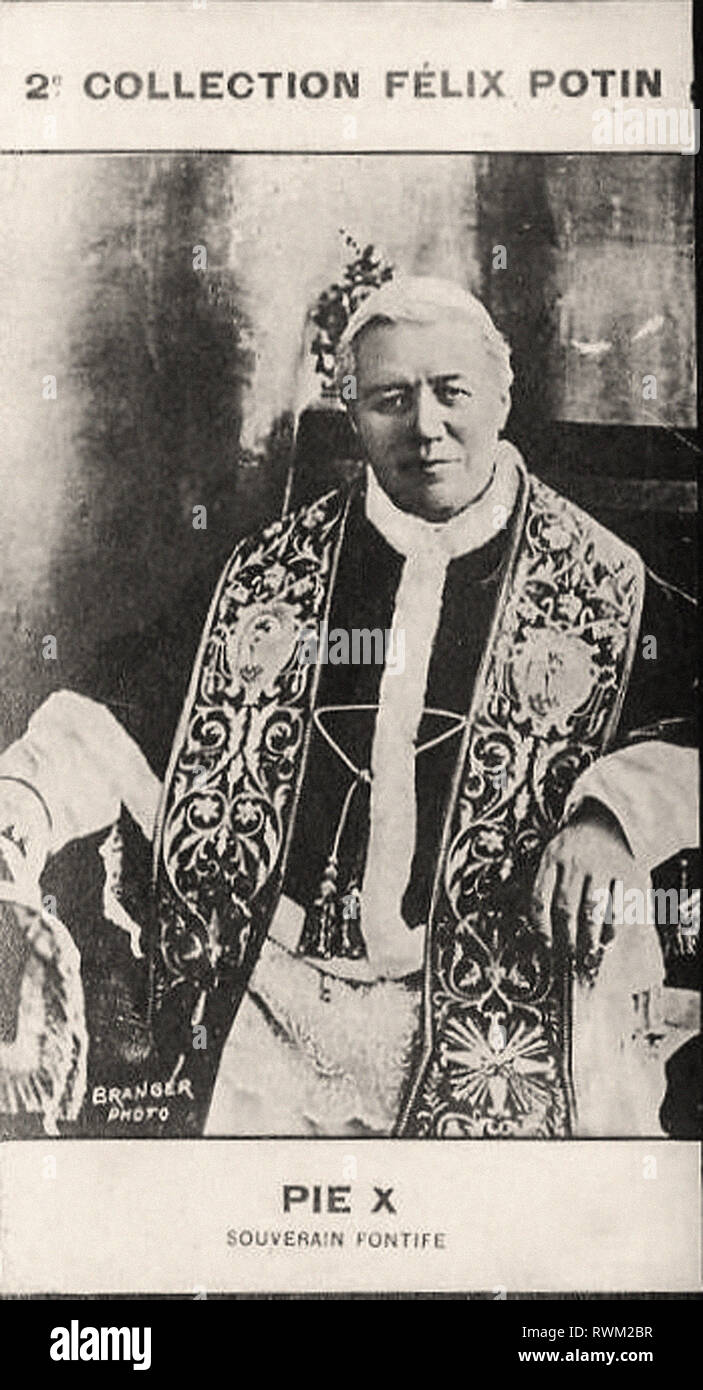 Photographic portrait of Pie X - From 2e COLLECTION FÉLIX POTIN, early ...