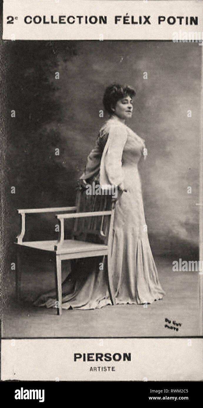 Photographic portrait of Pierson, Blanche (1) - From 2e COLLECTION ...