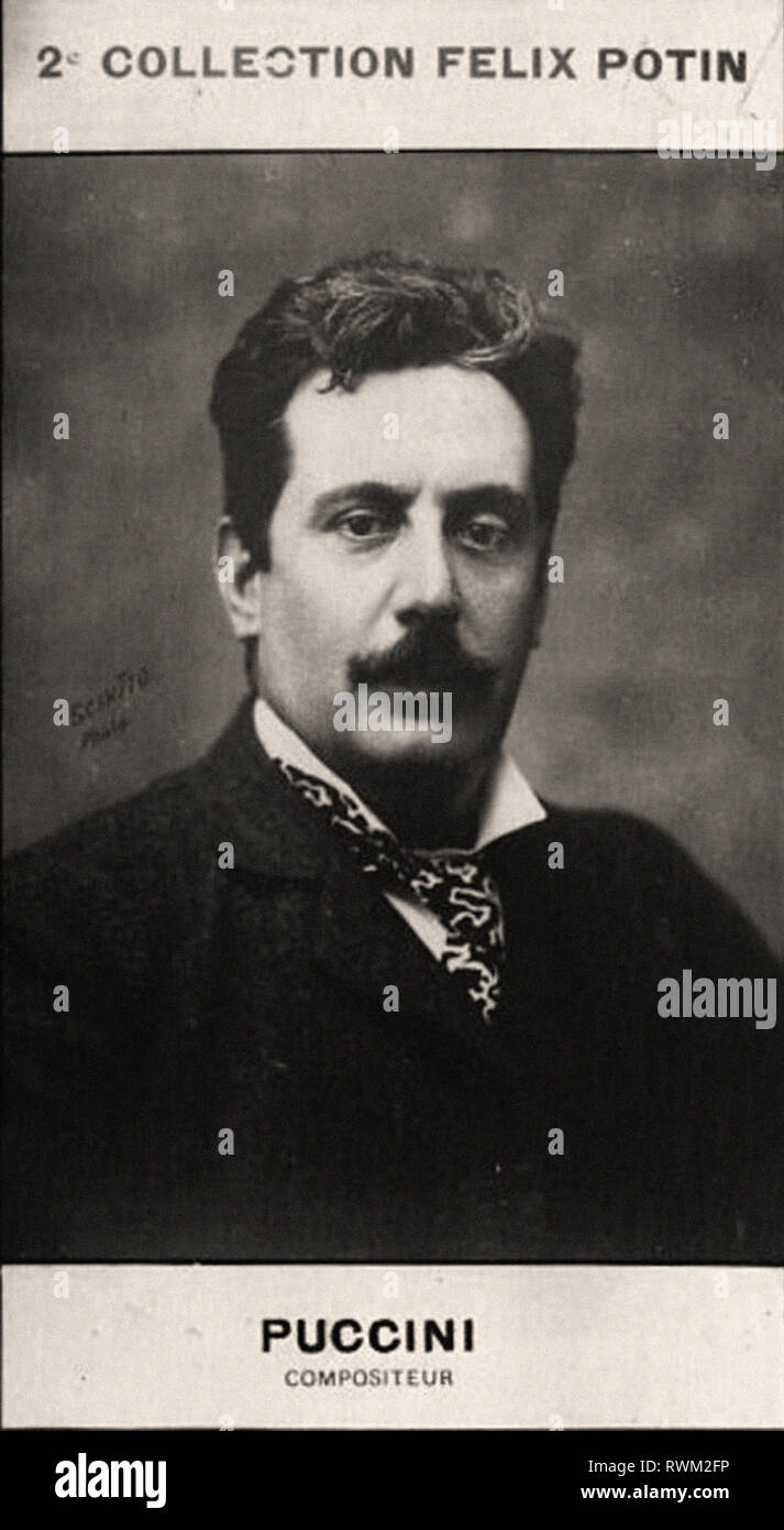 Photographic portrait of Puccini - From 2e COLLECTION FÉLIX POTIN ...