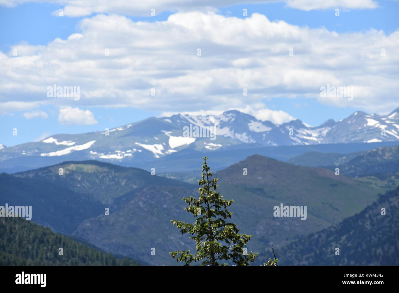 Colorado Mountain Landscape Stock Photo - Alamy